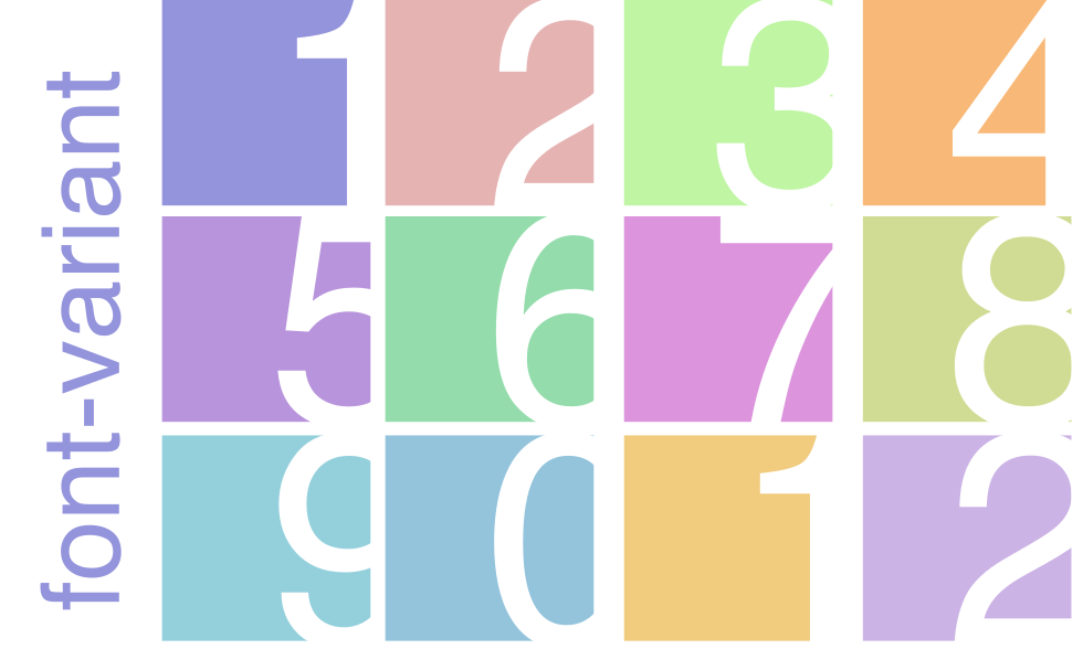CSS Font variant Und Font variant numeric Mediaevent de